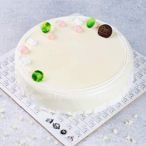 Send vanilla birthday cake through online from Upoharbd.com - Vanilla ...